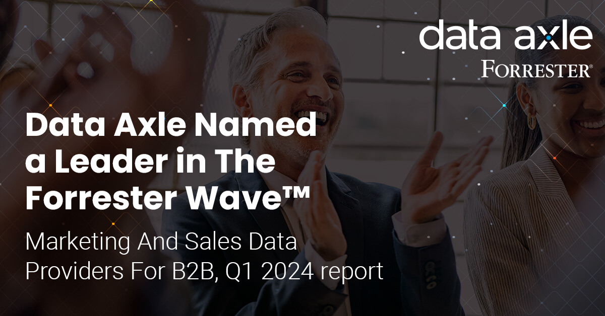 Data Axle Named a Leader in B2B Marketing and Sales Data Providers